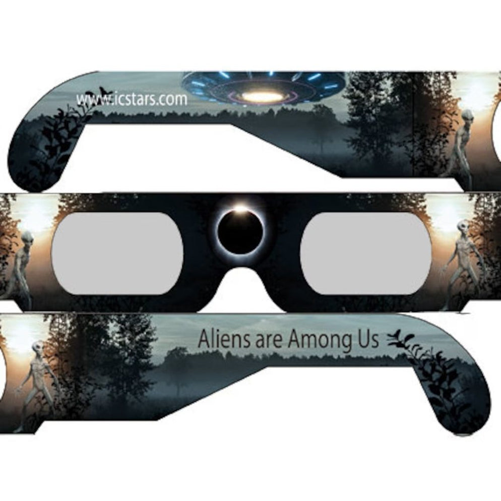Daystar Aliens Are Among Us Funner Eclipse Solar Glasses - 5 Pack — Red Carpet Optics