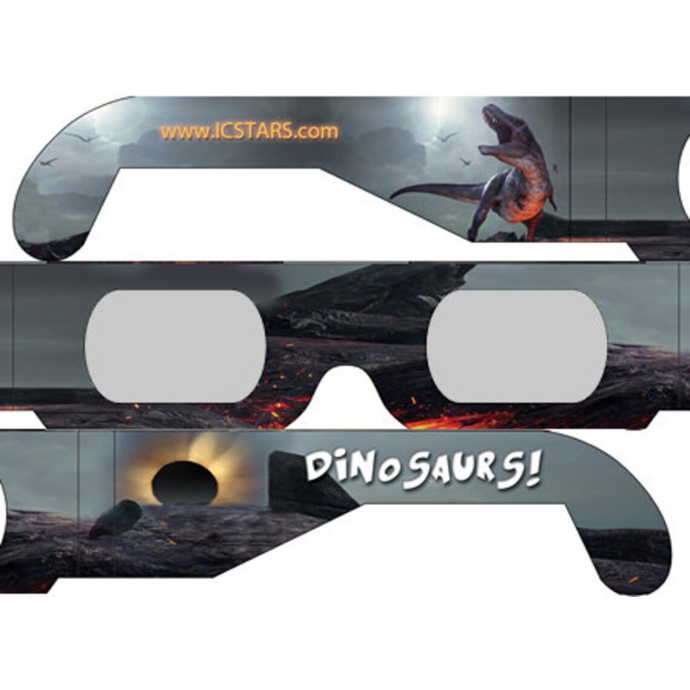 Daystar Dinosaurs! Style Funner Eclipse Solar Glasses - 5-Pack — Red Carpet Optics