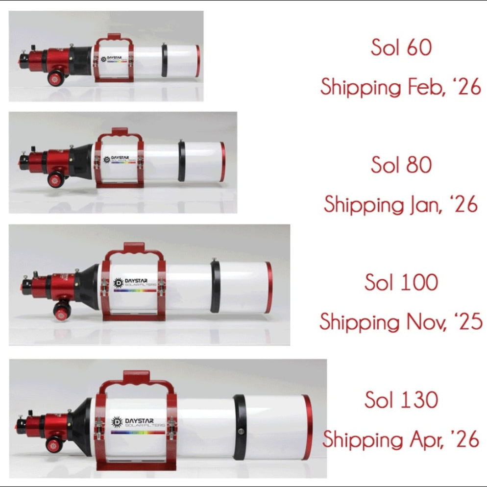 DayStar Sol 60mm Dedicated H-Alpha Solar Telescope — Red Carpet Optics