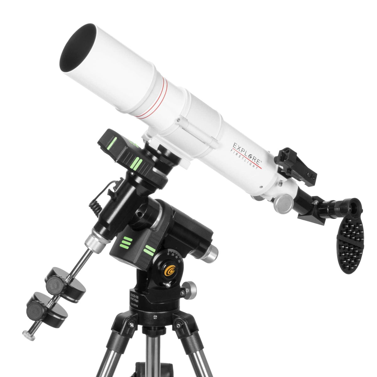 Explore FirstLight 80mm f/8 Refractor Telescope w/ iEXOS Go-To Mount ...