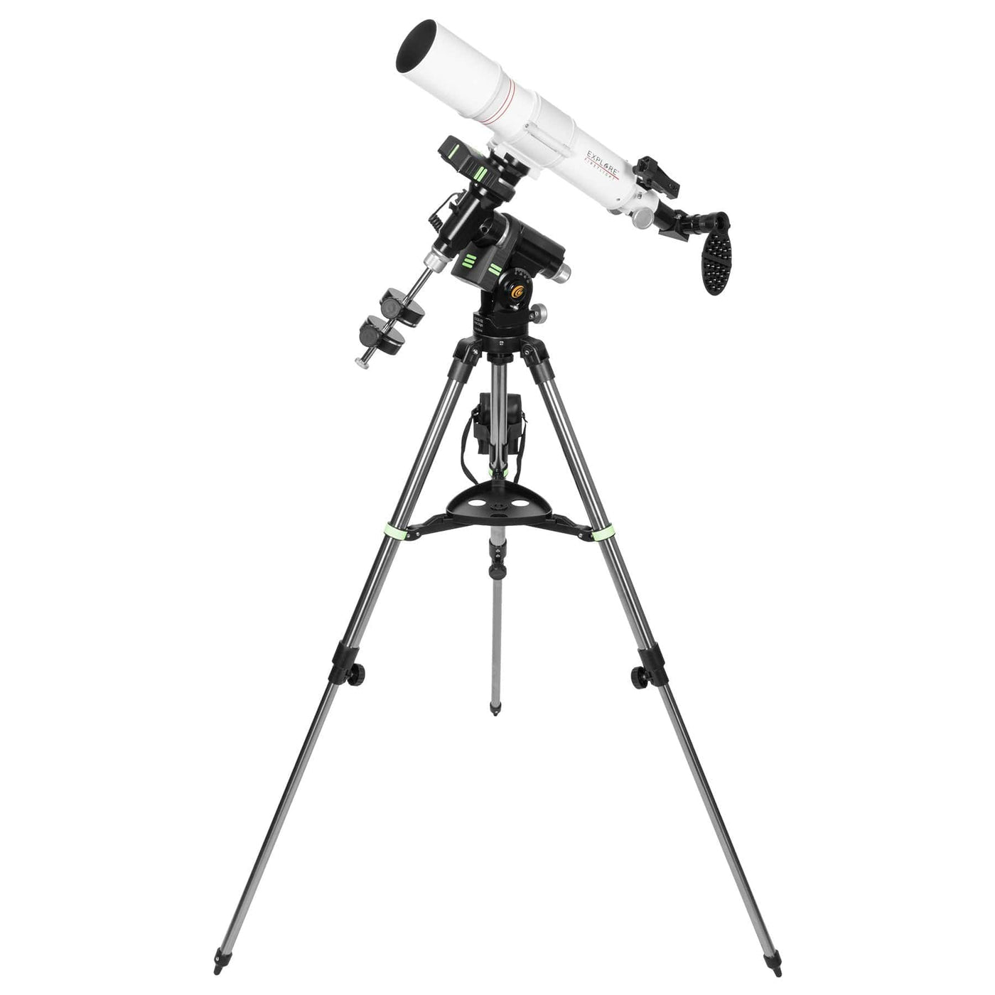 Explore FirstLight 80mm f/8 Refractor Telescope w/ iEXOS Go-To Mount ...