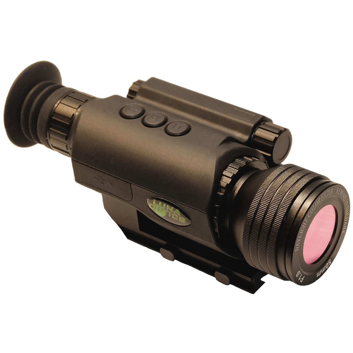 Luna Optics 6-36x50mm Gen-3 Digital Day / Night Vision Monocular — Red ...