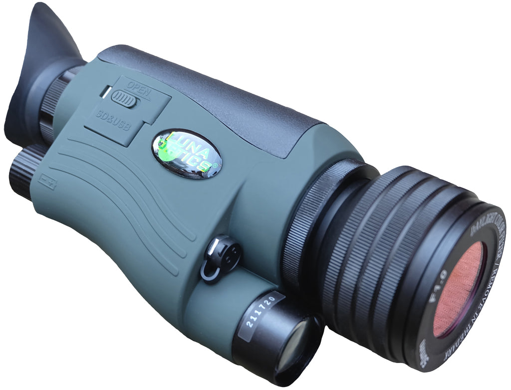 Luna Optics 6-30x50mm Gen-2 Digital Day / Night Vision Monocular — Red ...